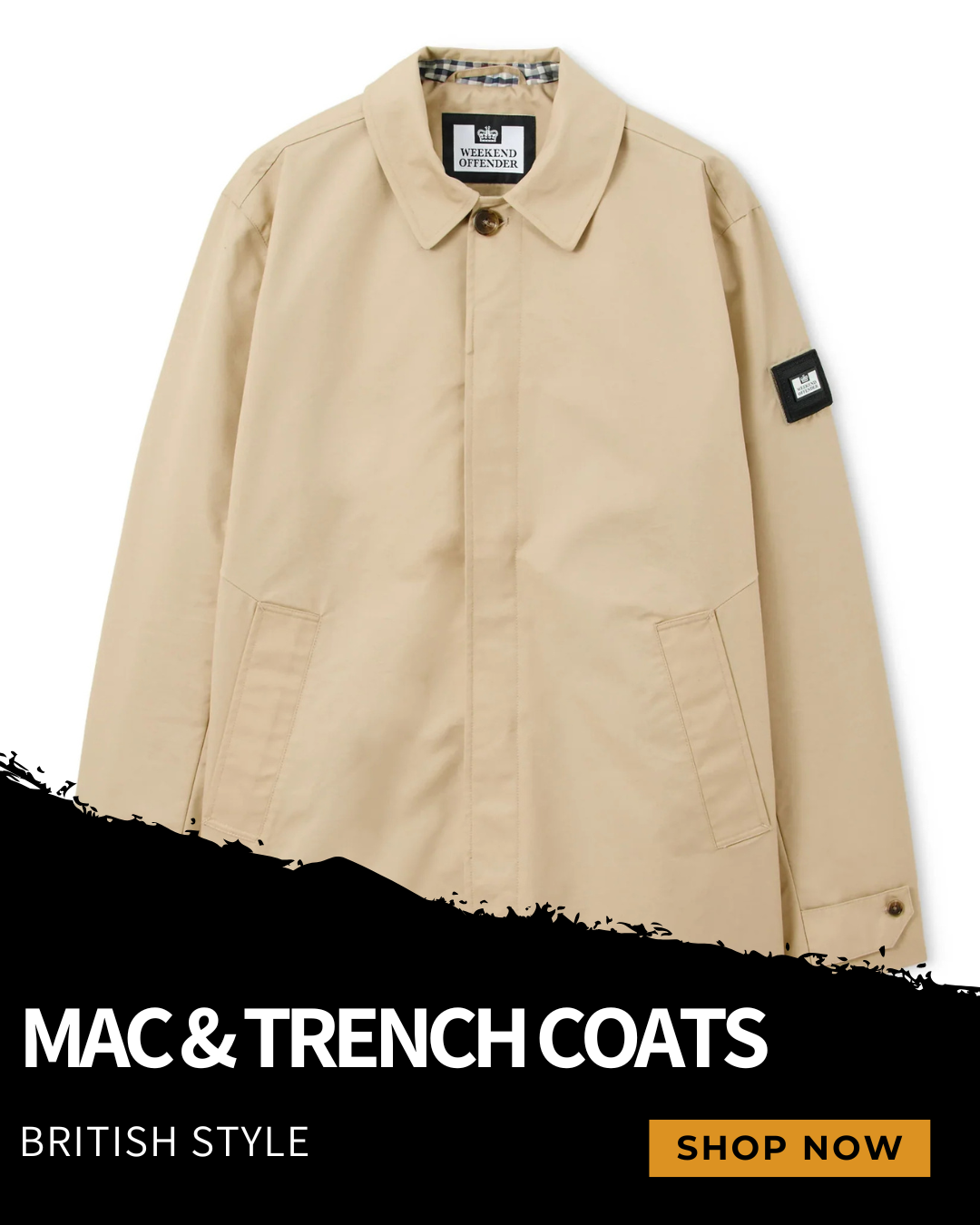 Mens Mac Jacket & Trench Coat Collection